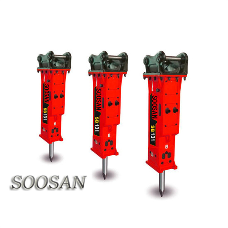 CONSTRUCTION MACHINERY SB130 TS-P HYDRAULIC ROCK BREAKER WITH 165 MM TOOL DIAMETER soosan ...